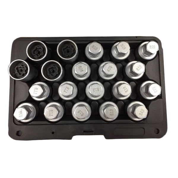 Audi Wheel Lock Socket Set (20 PCS) – Kinetik Tools Inc